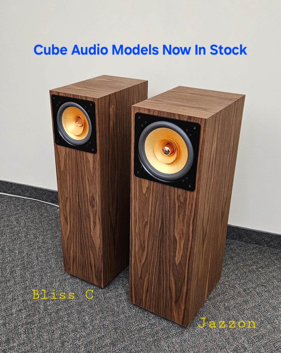 Cube Audio Jazzon Full Range Loudspeakers (Walnut) One Pair Only ...